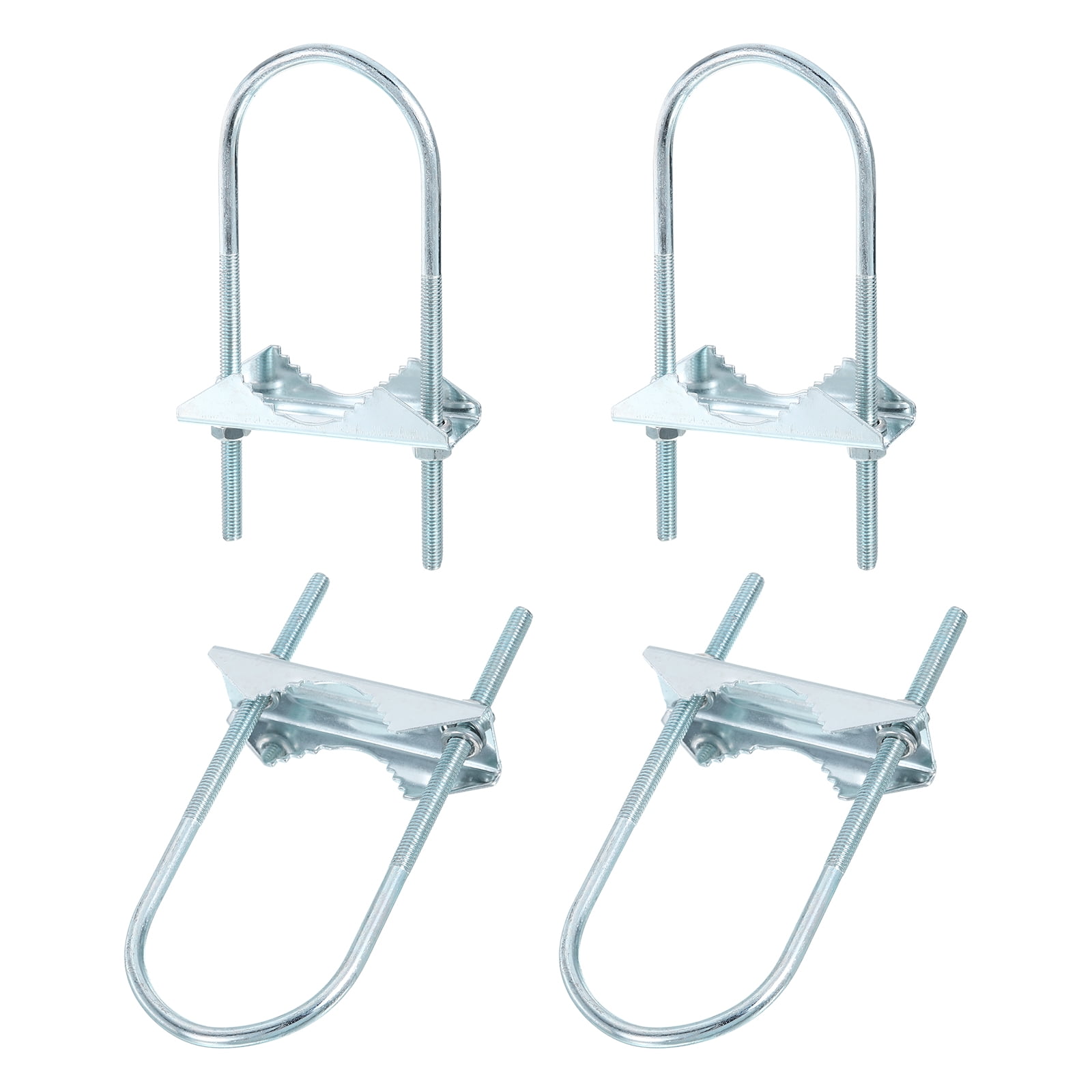 4 Pack Antenna Mast Cross-Over Bracket Kit U-Bolt Clamp V Jaw Bracket ...