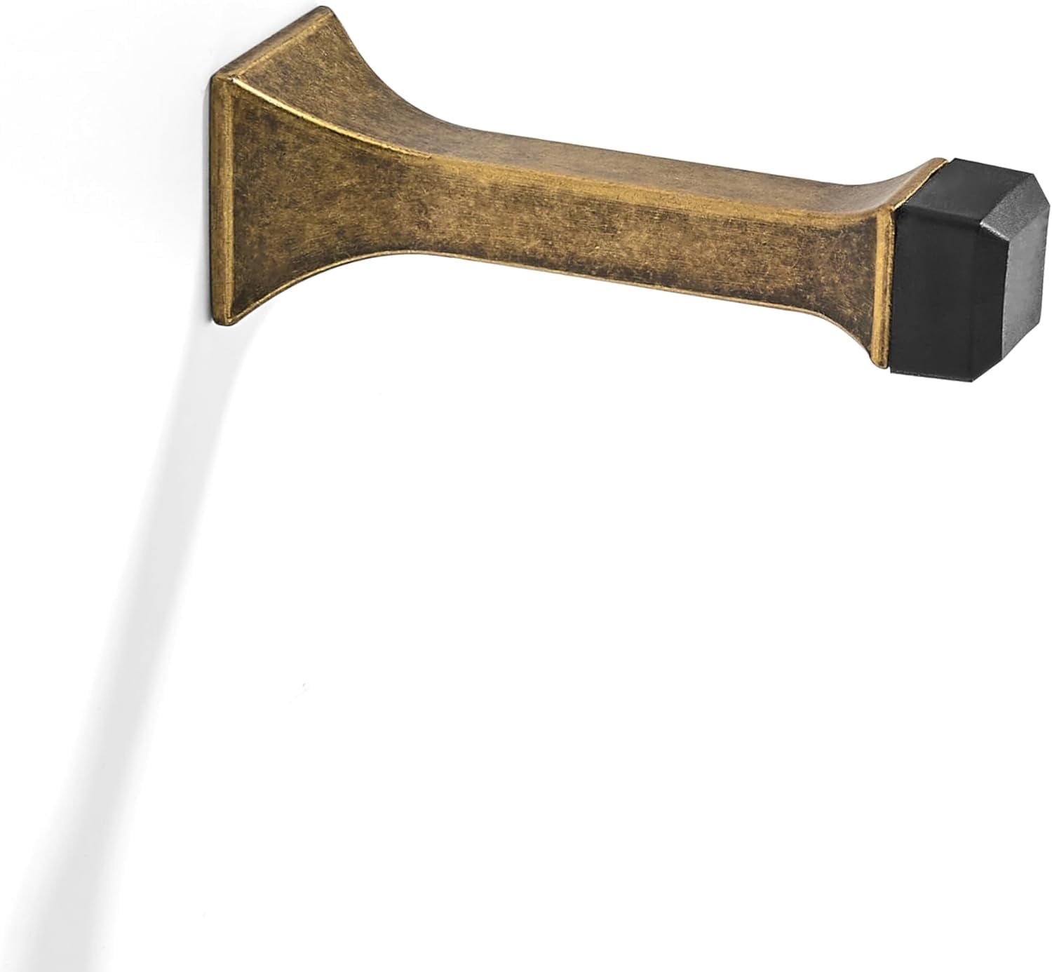 4 Pack Antique Brass Heavy Duty Solid Rigid Door Stop-3",with Soft ...