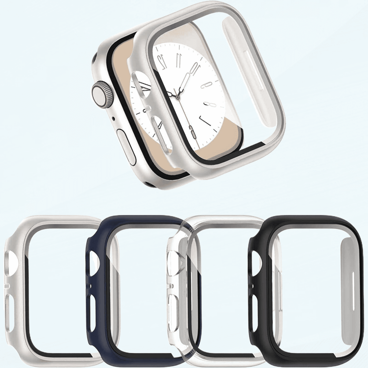 [4 Pack] for Apple Watch SE (2nd Gen)/SE/6/5/4 Screen Protector 44mm ...
