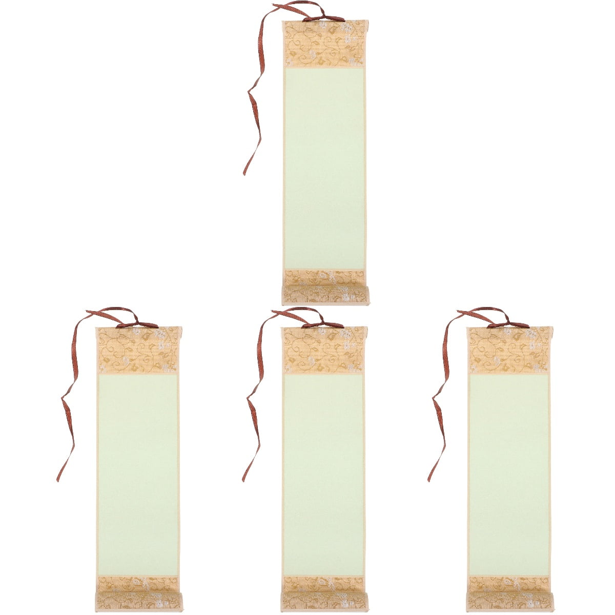 4 Pack Art Wall Scroll Rice Paper Portable Calligraphy Painting Blank ...