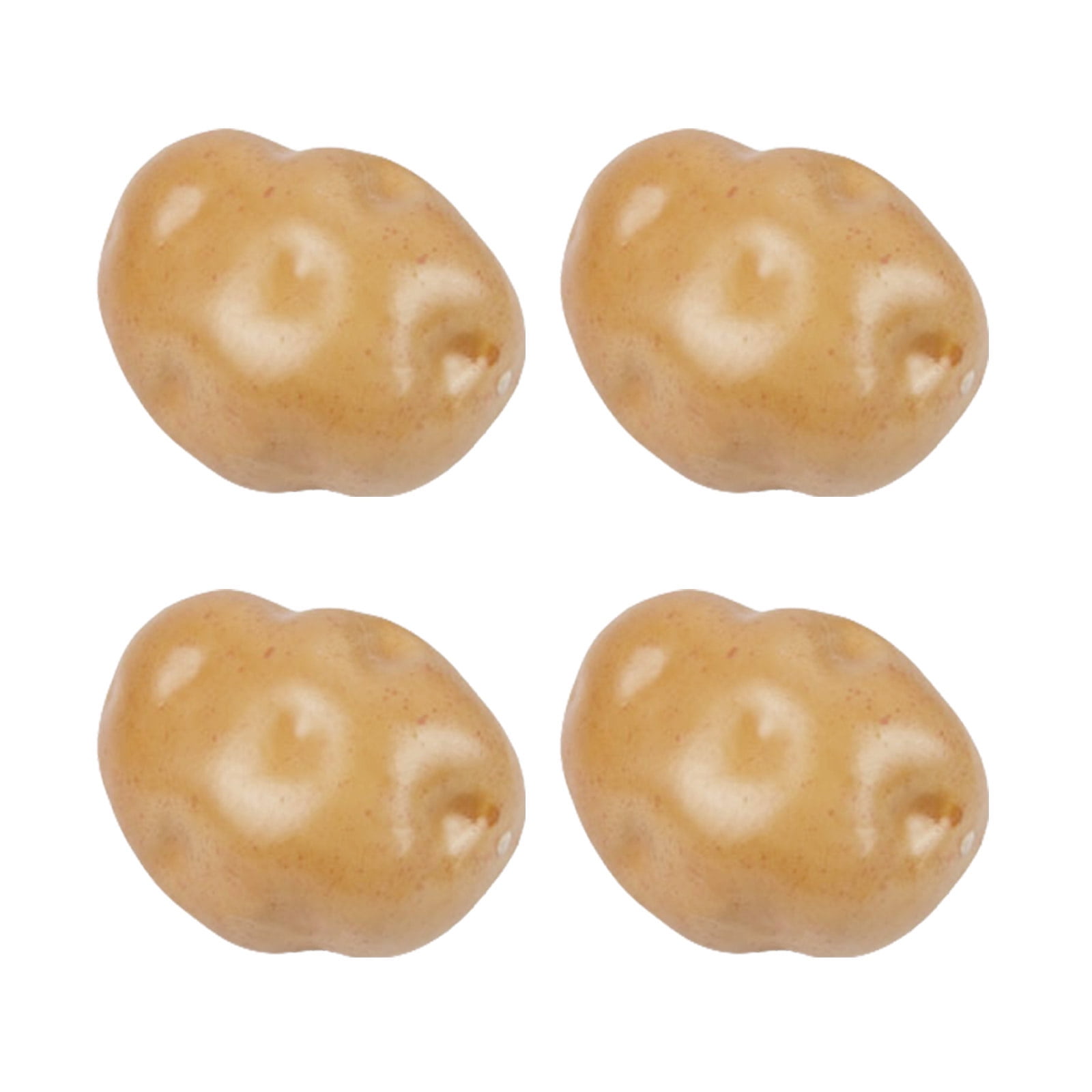 4 Pack Artificial Potato Models Restaurant Vegetable Display Props ...
