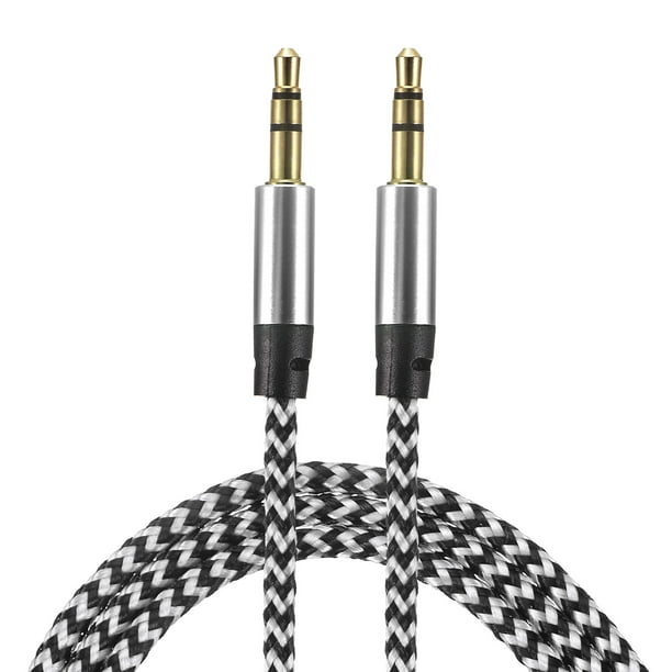 4 Pack Aux Cable 3.5mm Male to Male Nylon Braided 3Ft 3 Pole Hi-Fi ...