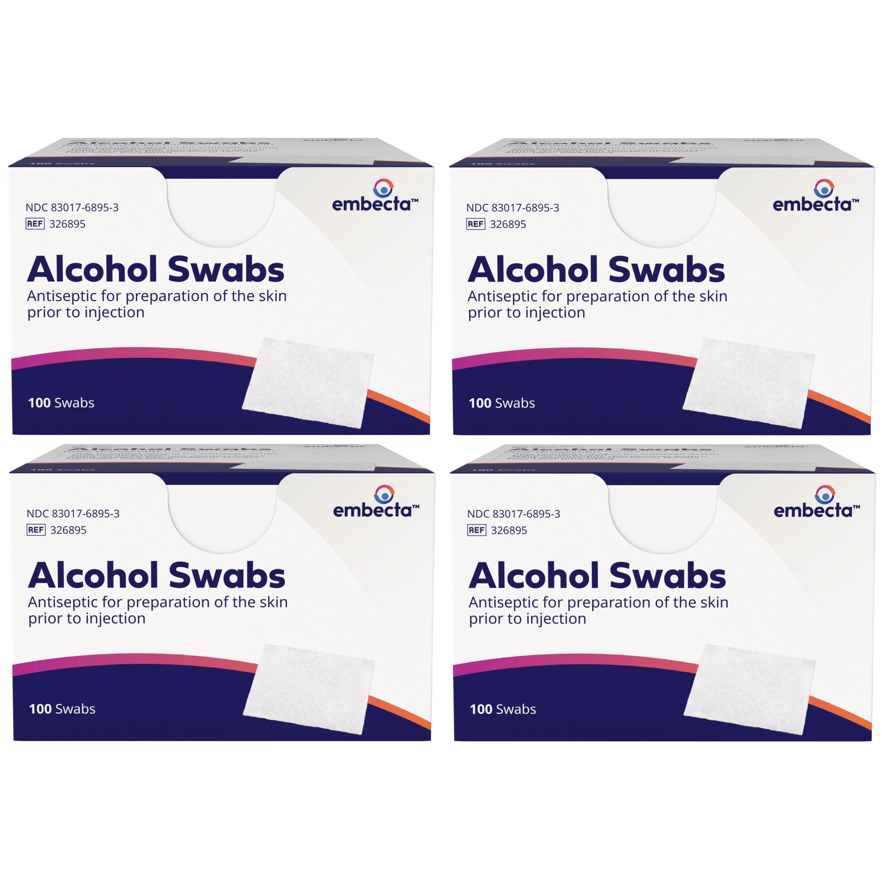 Embecta (Formerly BD) Alcohol Prep Pads, 70% Strength Isopropyl Alcohol ...