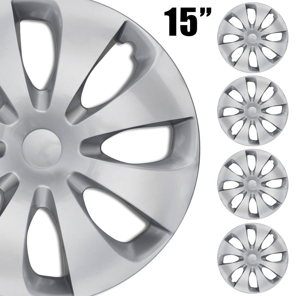 (4-Pack) BDK Premium Hubcaps 15" Wheel Rim Cover Hub Caps OEM Style ...
