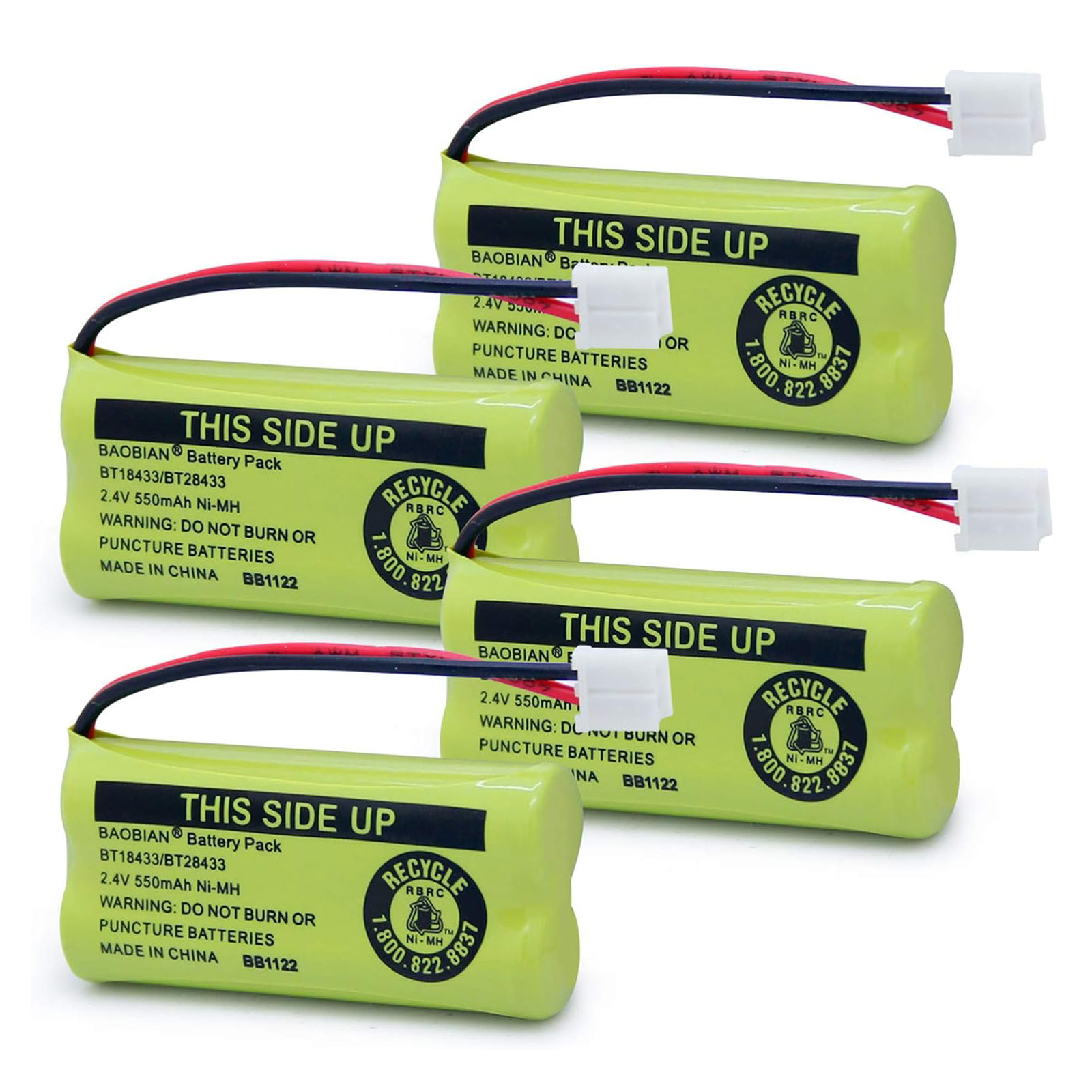 Battery BT184342 / BT284342 for AT&T Vtech GE RCA and Clarity Phones 2 ...