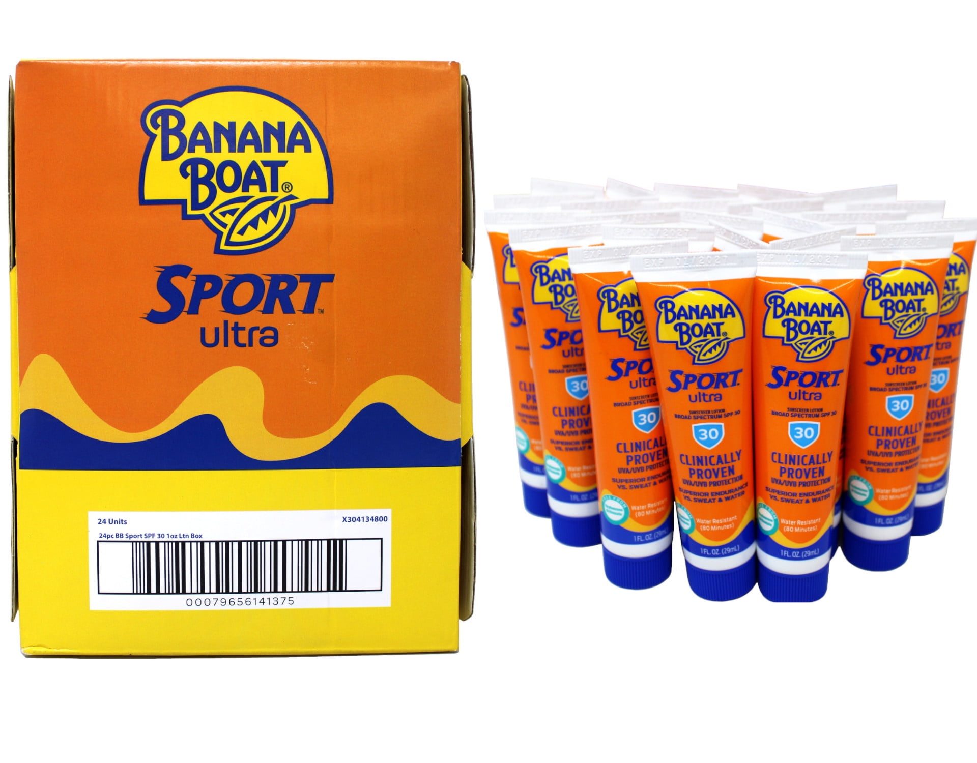 4 Pack - Banana Boat Sport Ultra SPF 30 Sunscreen Lotion, Travel Size ...