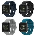 4 Pack Bands Compatible with Fitbit Versa 2 / Versa / Versa Lite ...