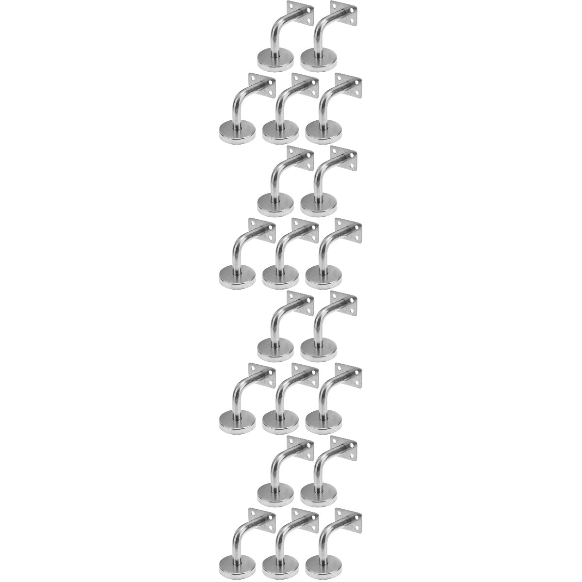 4 Pack Bannister Support Hand Rail Brackets for Stairs Railing Elder ...
