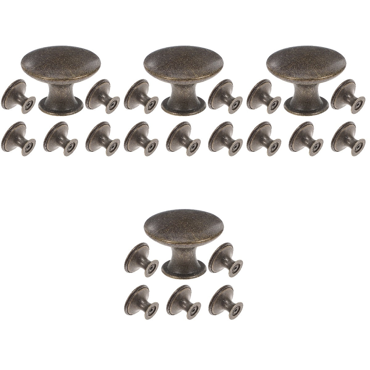 4 Pack Bathroom Knobs for Cabinets Single Hole Handle Internal Unit ...