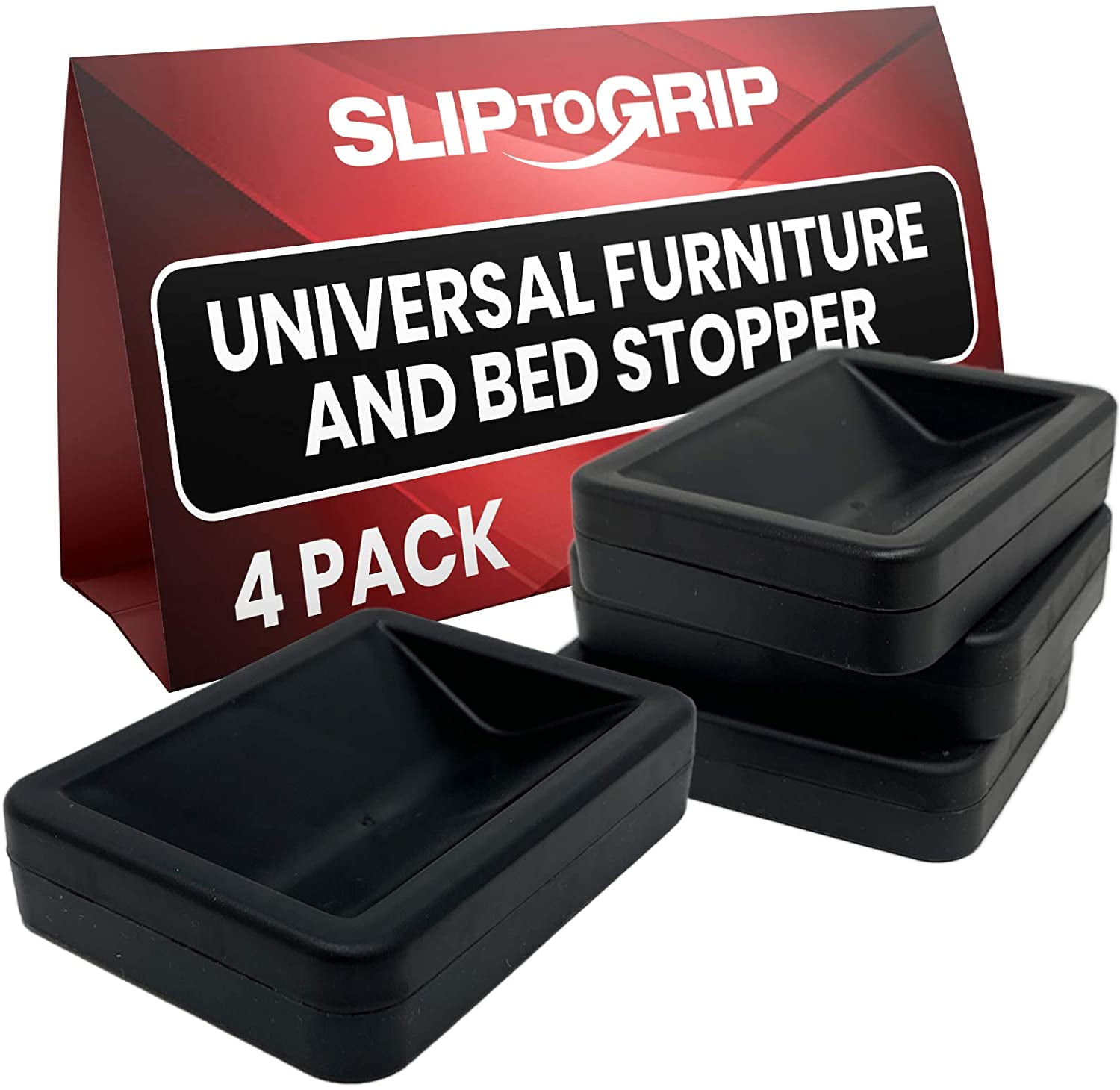4-Pack Bed and Furniture Stoppers to Prevent Sliding - Wheel Stopper ...