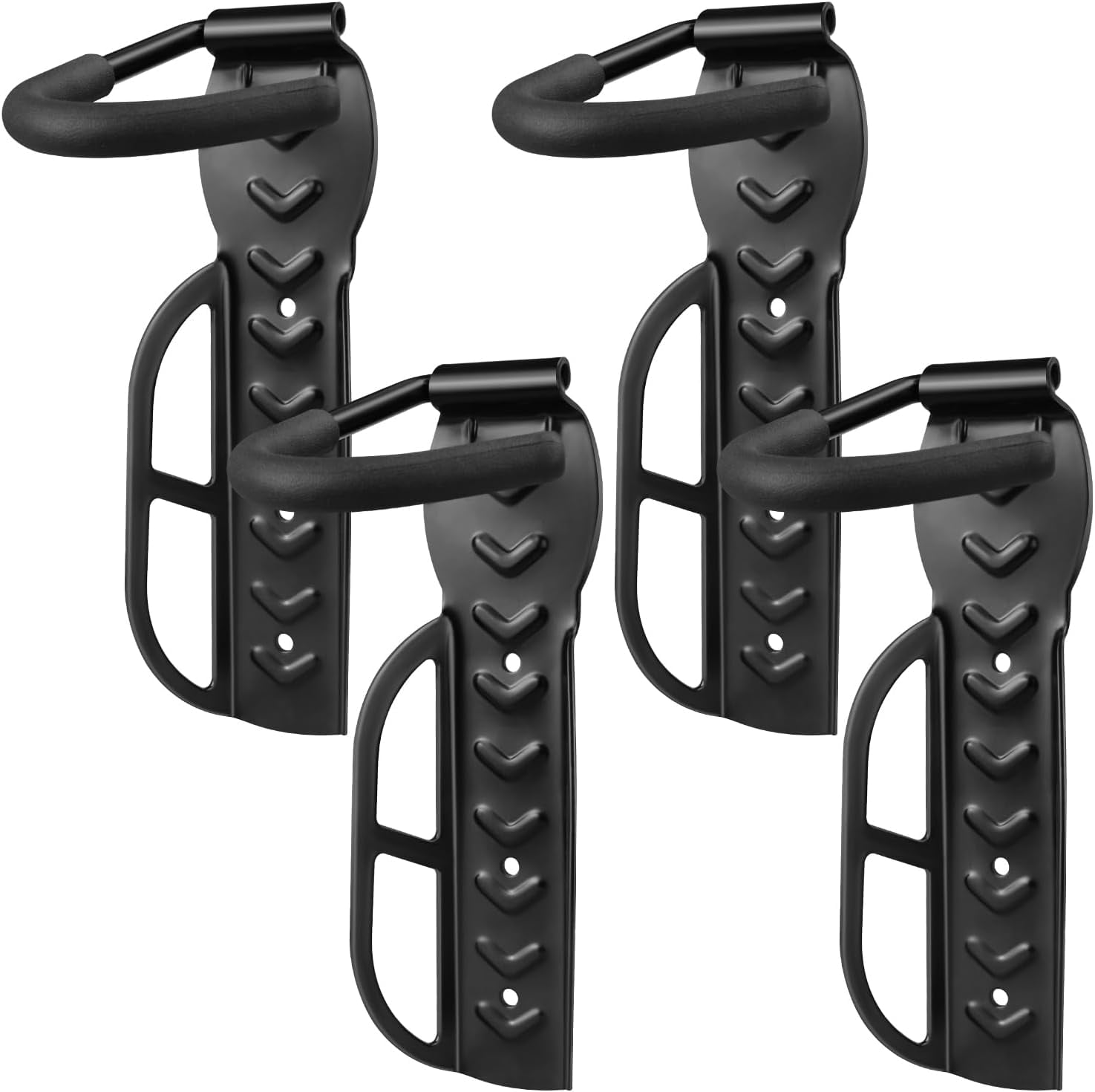 4 Pack Bike Rack Garage Wall Mount, Wall Mount Bike Rack with Screws ...