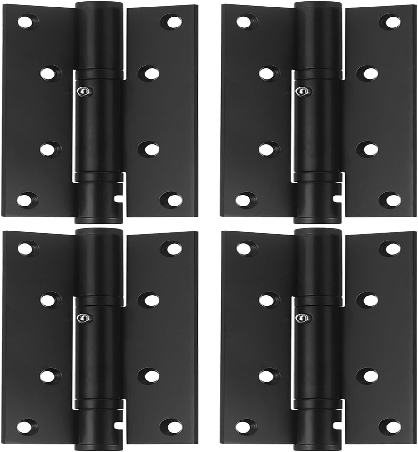 4 Pack Black Door His, 4 Inch Automatic Closing Spring Loaded His ...