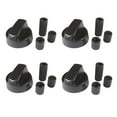 4-Pack Universal Black Generic Stove/Oven Control Knob With 12 Adapters ...