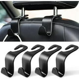 4 Pack Black Universal Headrest Hook Hanger Storage Organizer for ...