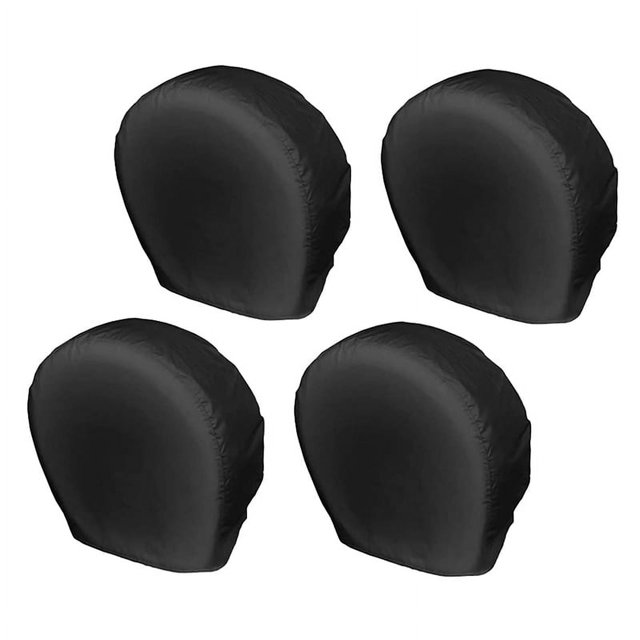 4 Pack Black Waterproof Tire Covers Tough Tire Wheel Protector For ...