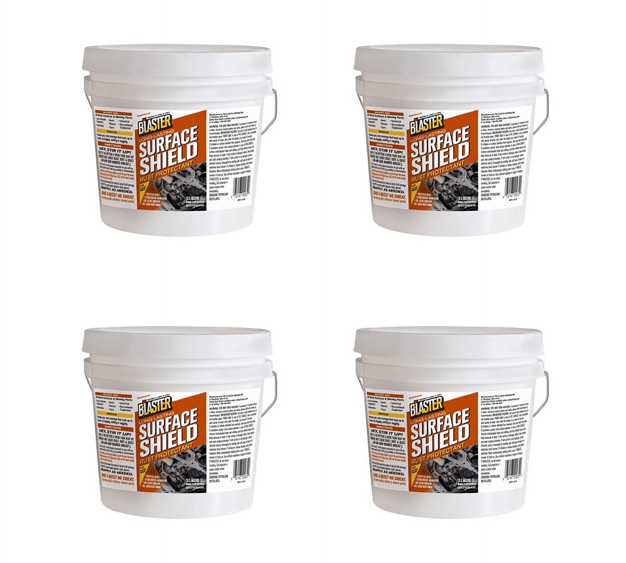 (4 Pack) Blaster 128-SS Surface Shield Bulk 1-Gal Pail, Part No. 128-SS ...