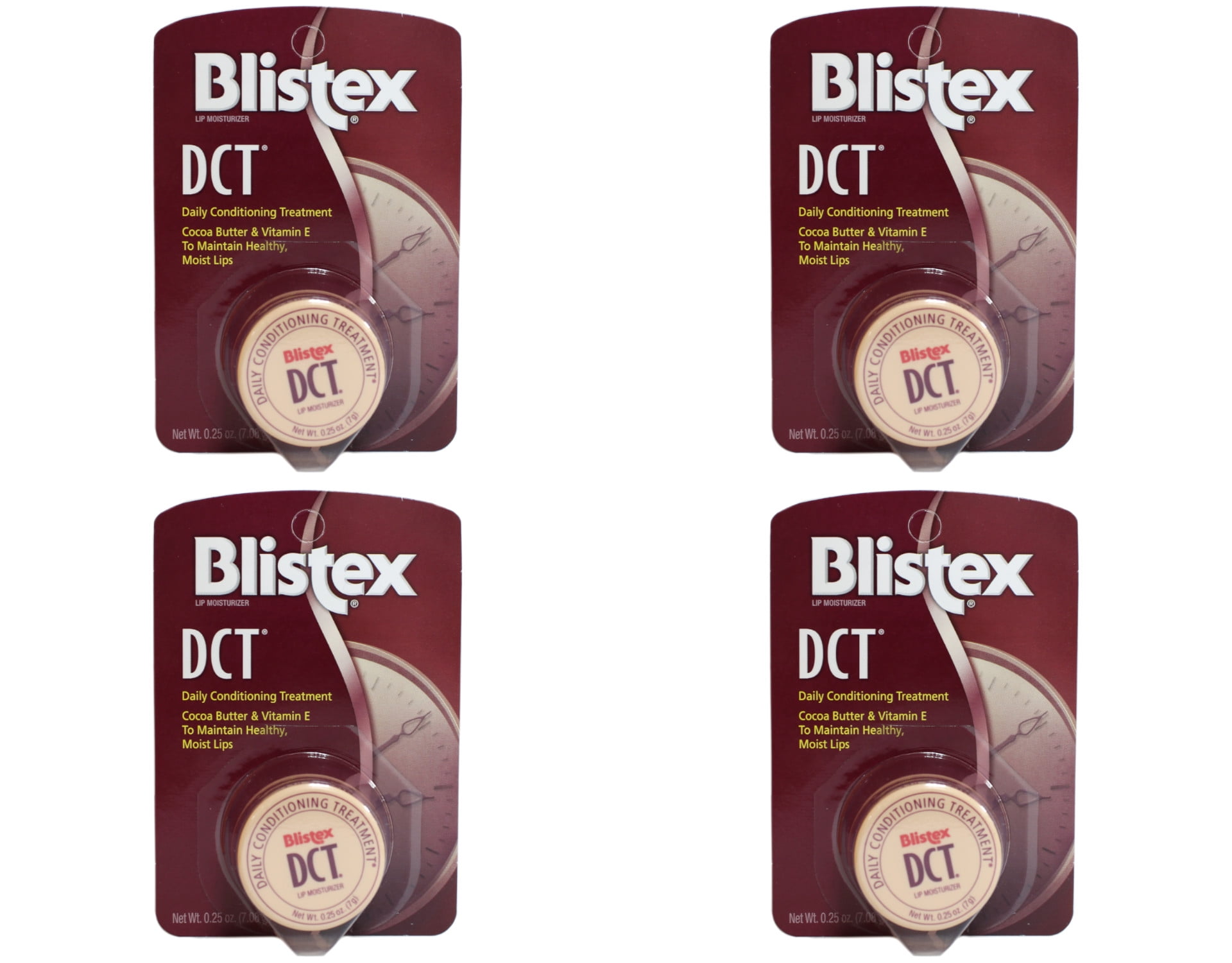 4 Pack Blistex - DCT Daily Conditioning Treatment For Lips 0.25 oz Each ...