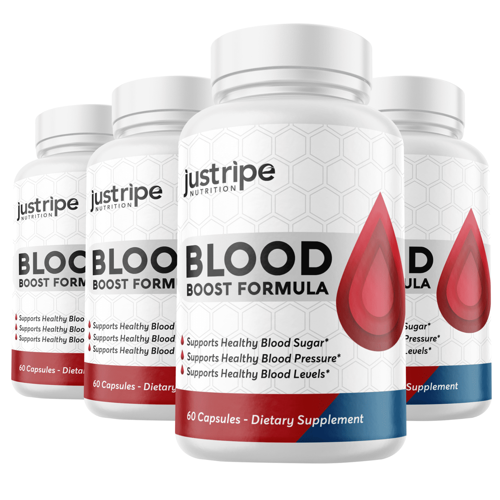4 Pack Blood Boost Formula Blood Flow Accelerator By Just Ripe - 60 ...
