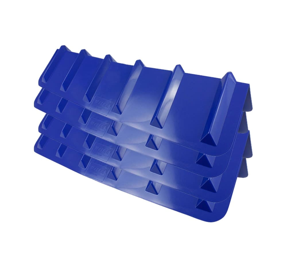 4 Pack Blue Flatbed Edge Protectors - 8" x 8" x 36" | V Shaped Winch ...
