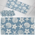 4 Pack Blue Gray Coastal Fluorescent Light Covers for Ceiling Lights ...