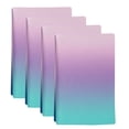 4 Pack Blue Purple Kitchen Towels Pink Teal Gradient Decorative Dish ...