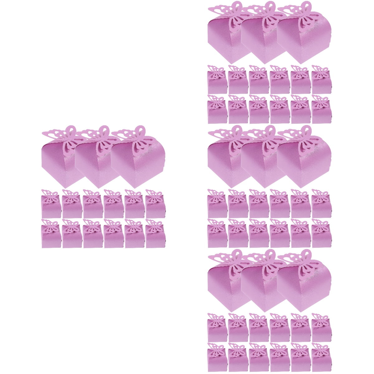 4 Pack Box Shaped Package Shirt Boxes for Presents Baby Gifts Clothing ...