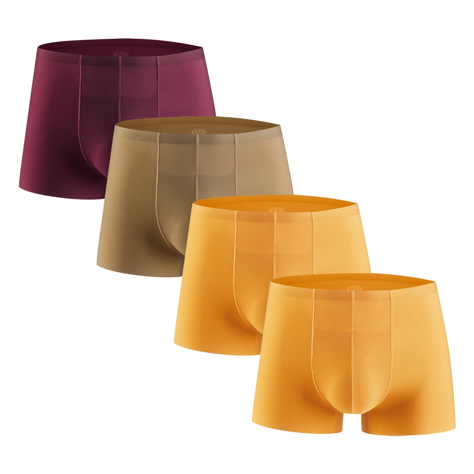 4 Pack Boxer Briefs for Men Lightweight High Waisted Quick-Drying ...