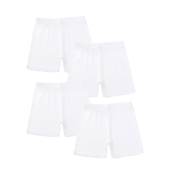 4 Pack Boys Girls Casual Shorts Cotton Athletic Shorts Kids Summer ...