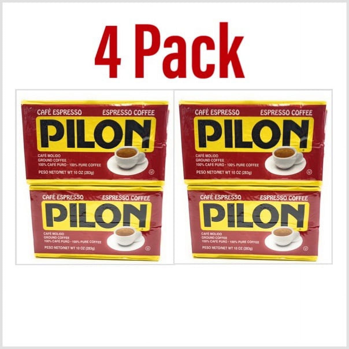 4 Pack Brick 10oz Cafe Pilon Espresso Ground Coffee Dark Roast ...