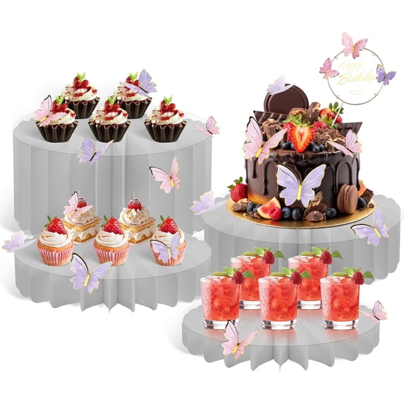 4-Pack Buffet Risers | Risers for Buffet Table,Black able Risers ...