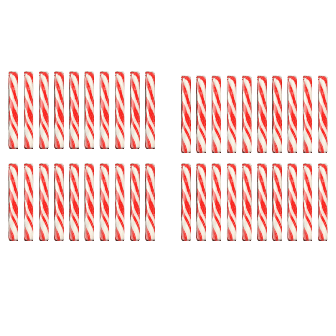 4 Pack Bundle Holiday Soft Peppermint Stir Sticks Hot Chocolate Stir ...
