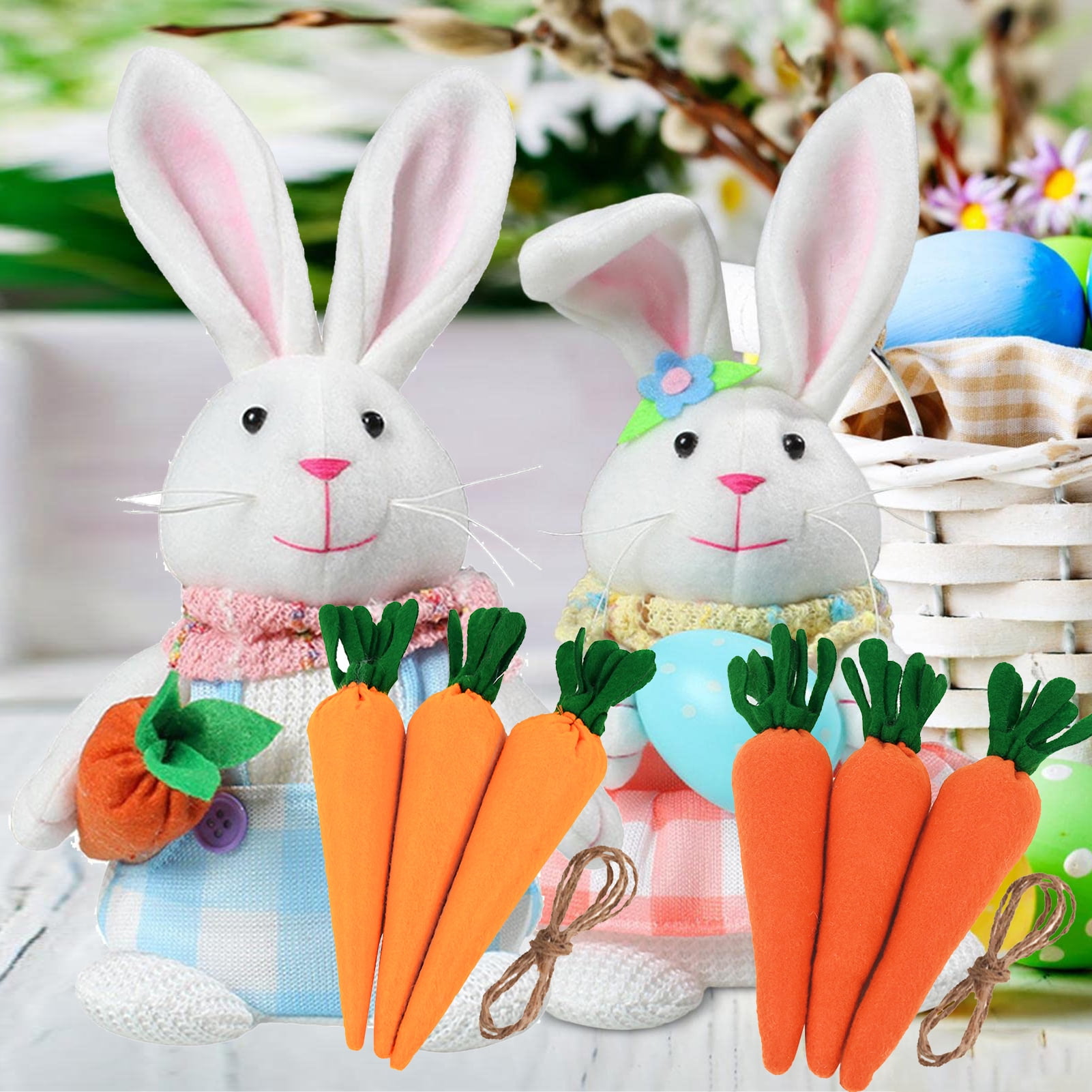 4 Pack Bunny Plush, Soft Rabbit Stuffed Animals Rabbit Plushie for ...