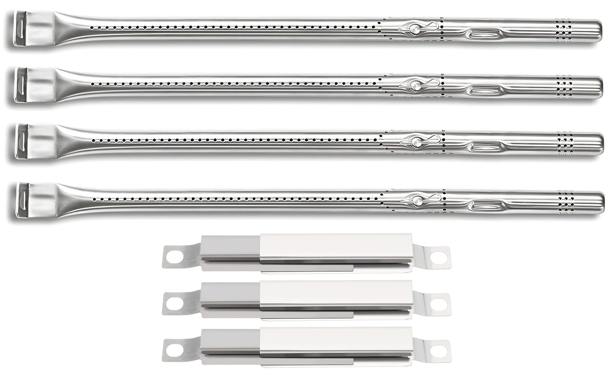 4-Pack Burners & 3 Crossover Channels for Charbroil Performance 4 ...