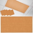 4 Pack Burnt Orange Solid Fluorescent Light Covers for Ceiling Lights ...