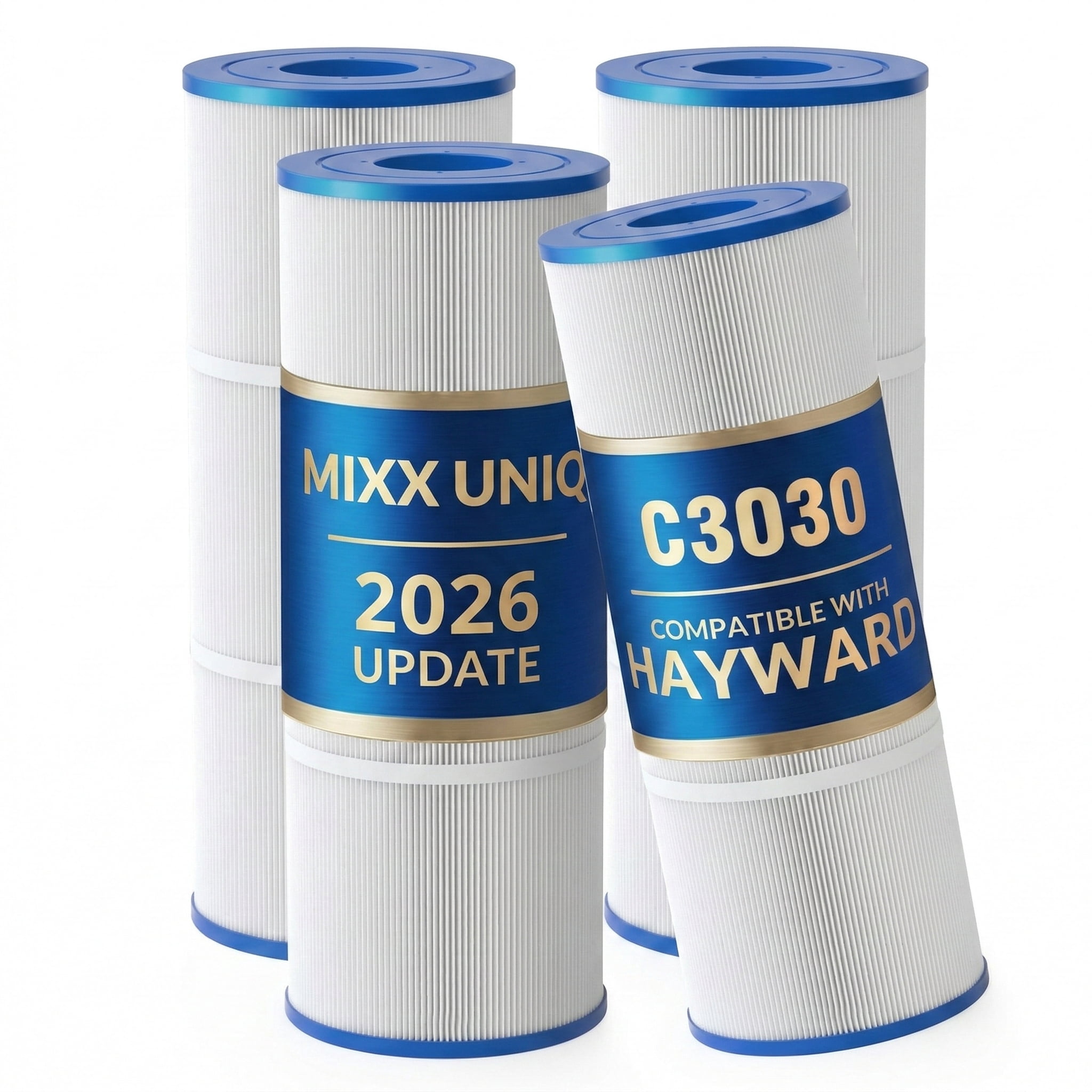 4-Pack C3030 Pool Filter Cartridges for Hayward SwimClear C580E/C3030 ...