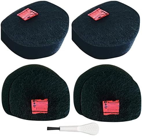 4 Pack CH951 Replacement Foam & Felt Filters: Compatible with Shark ...