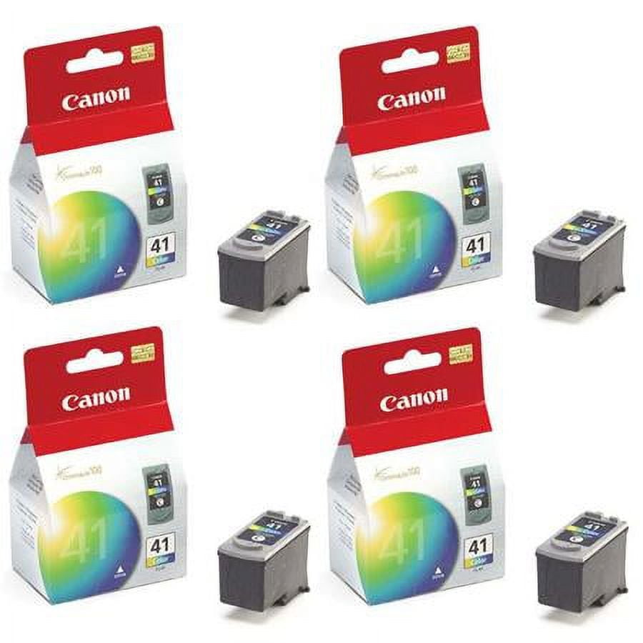 4 Pack CL-41 Fine Color Ink Cartridge for PIXMA IP, MX, MP, and P ...