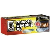 CSL Creosote Sweeping Log 4 Pack, Fireplace Chimney Safety, Wood ...