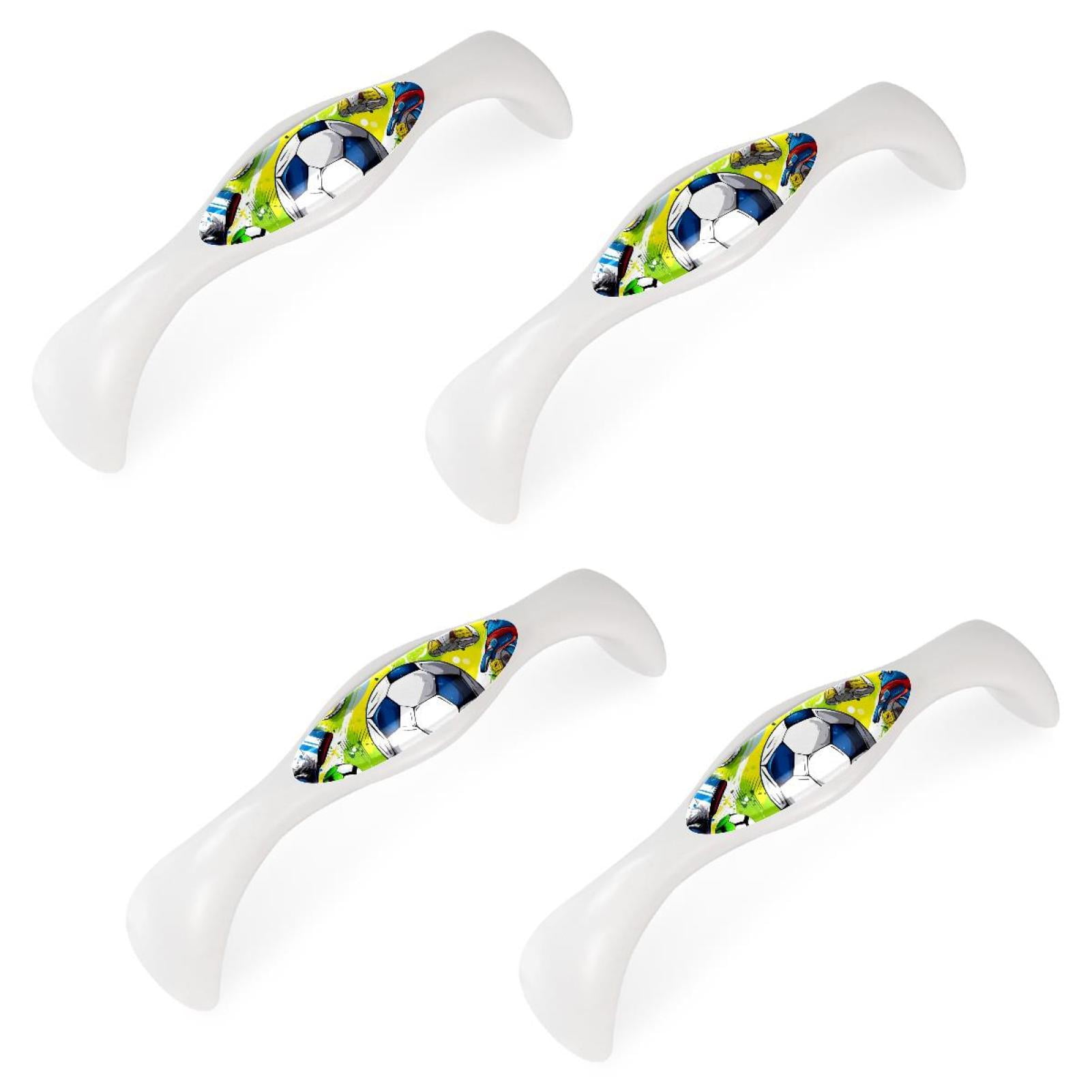 4 Pack Cabinet Handles Football Soccer Cabinet Pulls Cabinet Knobs ...