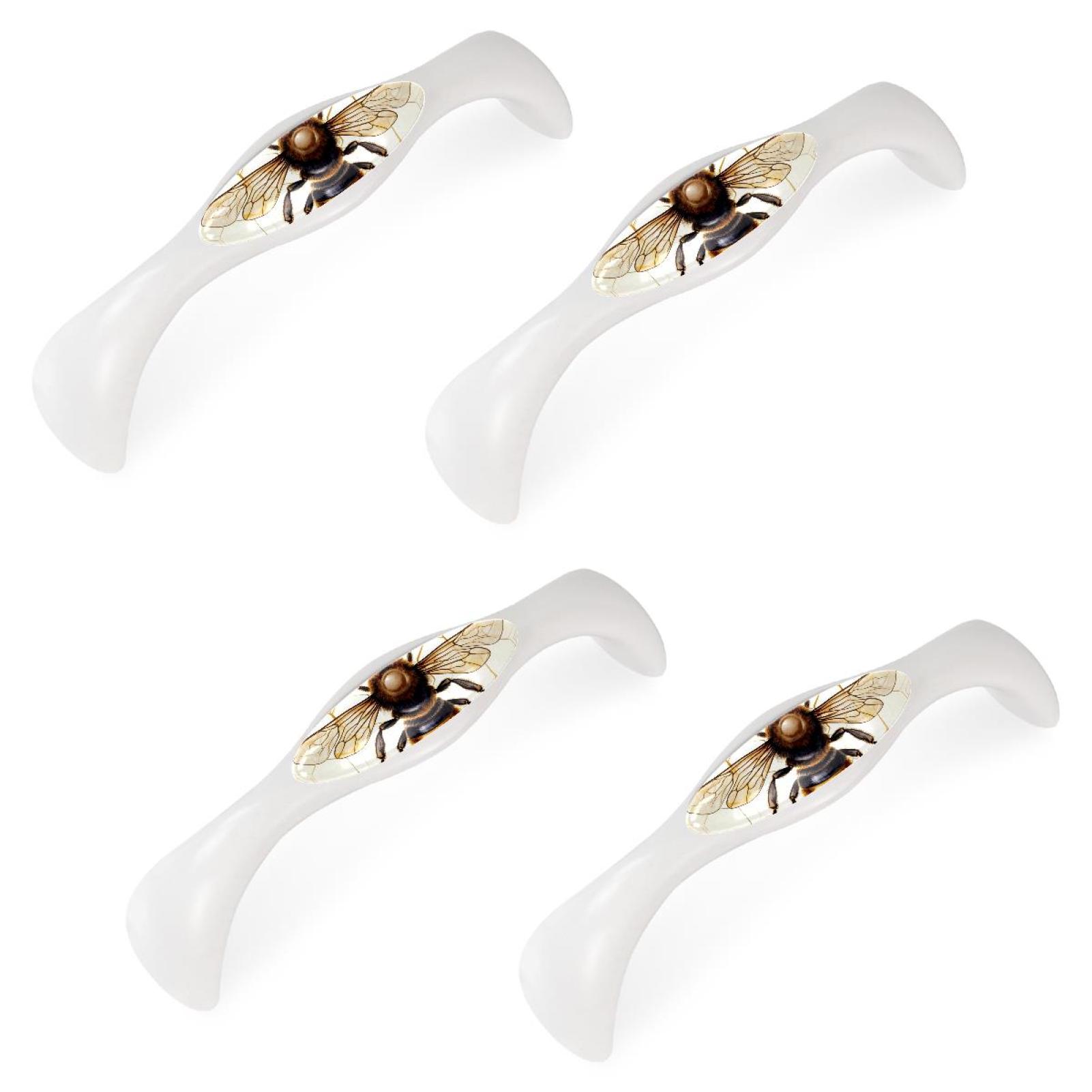 4 Pack Cabinet Knobs Starry Bee Drawer Knobs Cabinet Hardware - Walmart.com