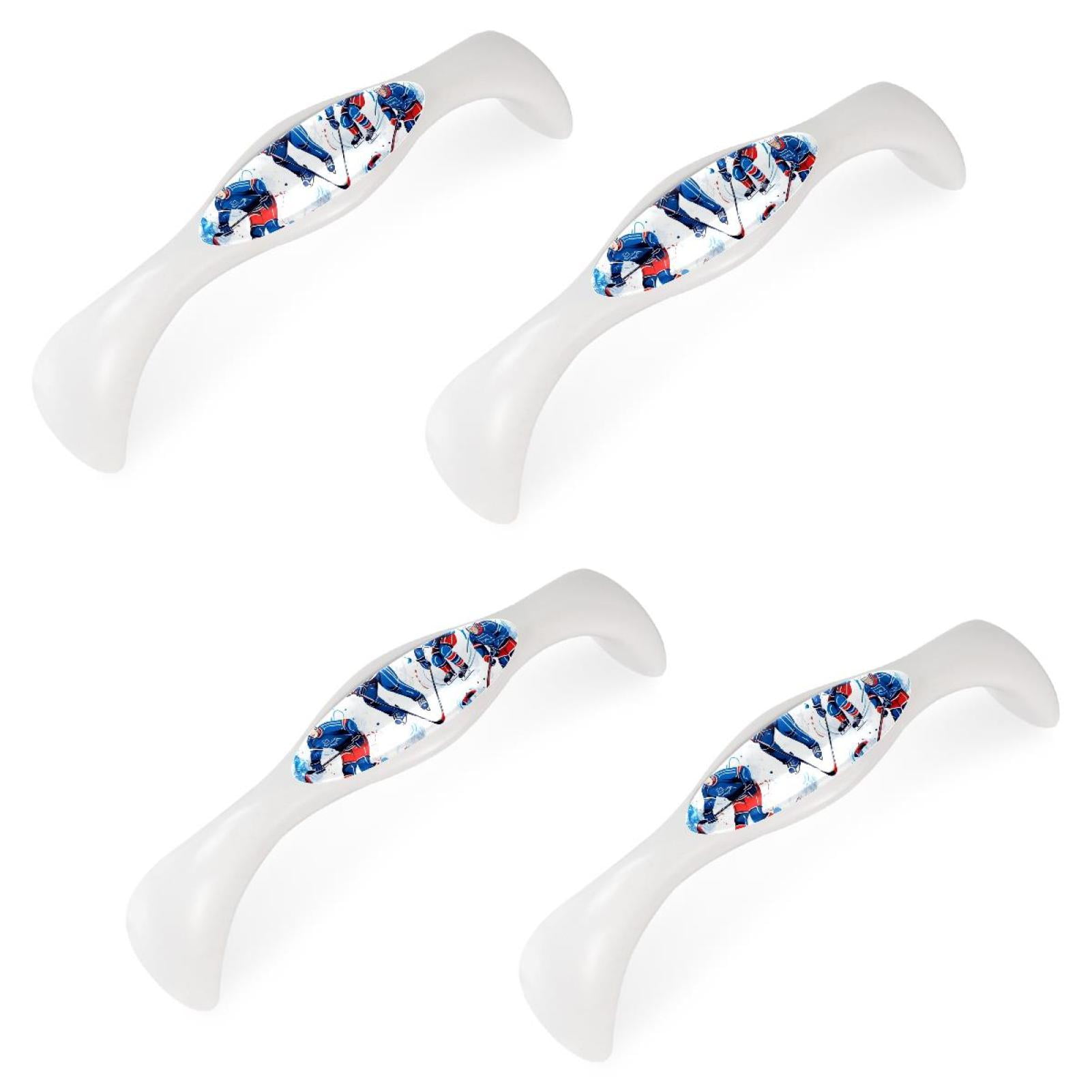 4 Pack Cabinet Pulls Ice Hockey Kitchen Drawer Pulls Cabinet Door ...