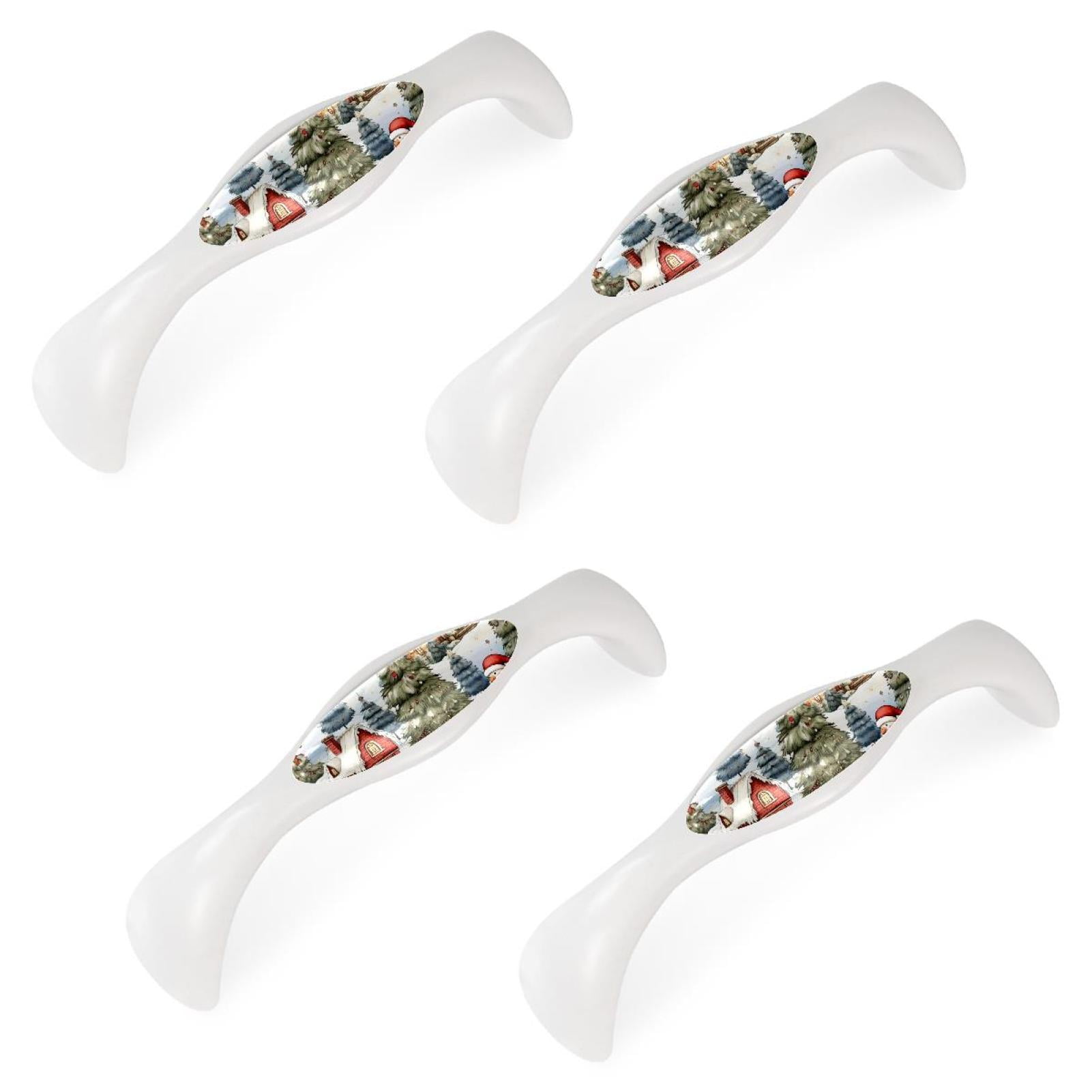 4 Pack Cabinet Pulls Modern Kitchen Cabinet Handles Christmas Drawer ...