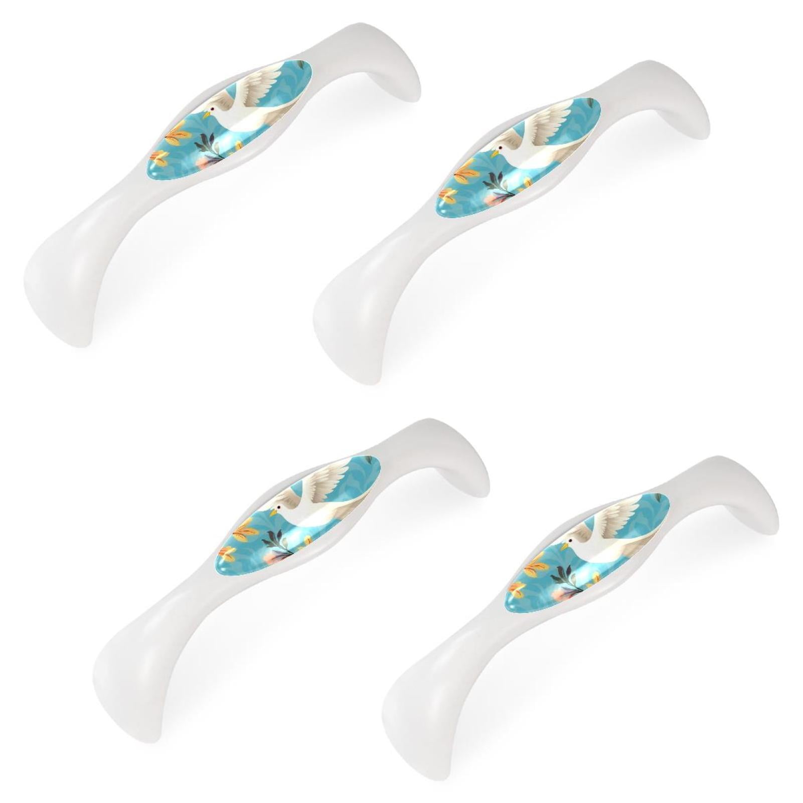 4 Pack Cabinet Pulls Modern Kitchen Cabinet Handles Peace Dove Drawer ...