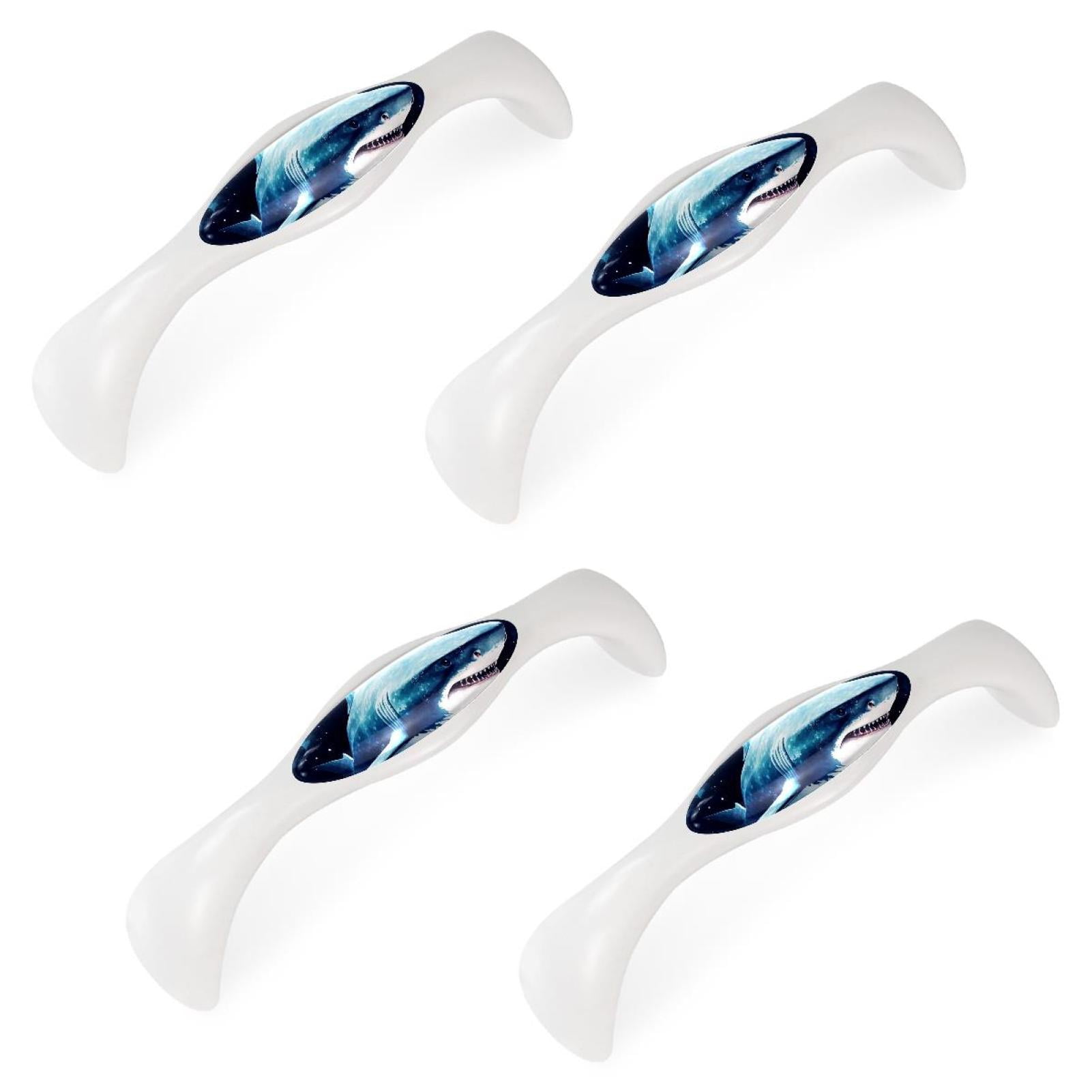 4 Pack Cabinet Pulls Modern Kitchen Cabinet Handles Starry Sky Shark ...