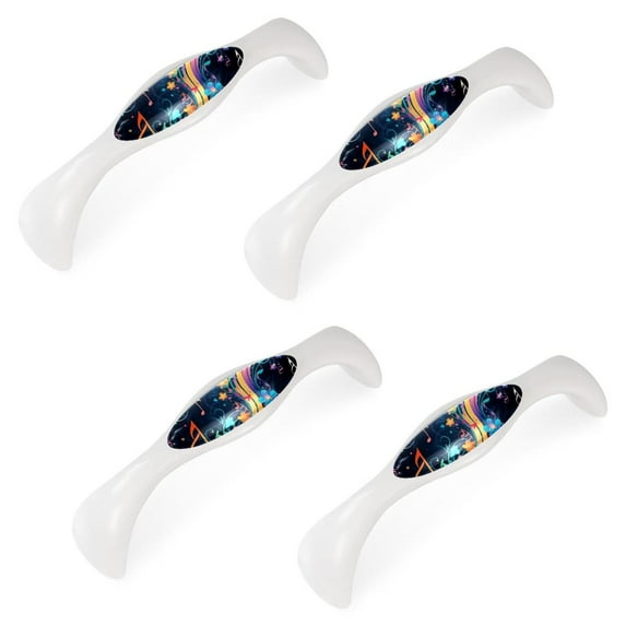 4 Pack Cabinet Pulls Music Note Kitchen Drawer Pulls Cabinet Door ...