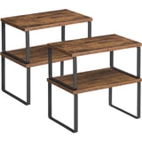 Songmics Cabinet Shelf Organizers, 4 Pack Kitchen Counter Shelves ...