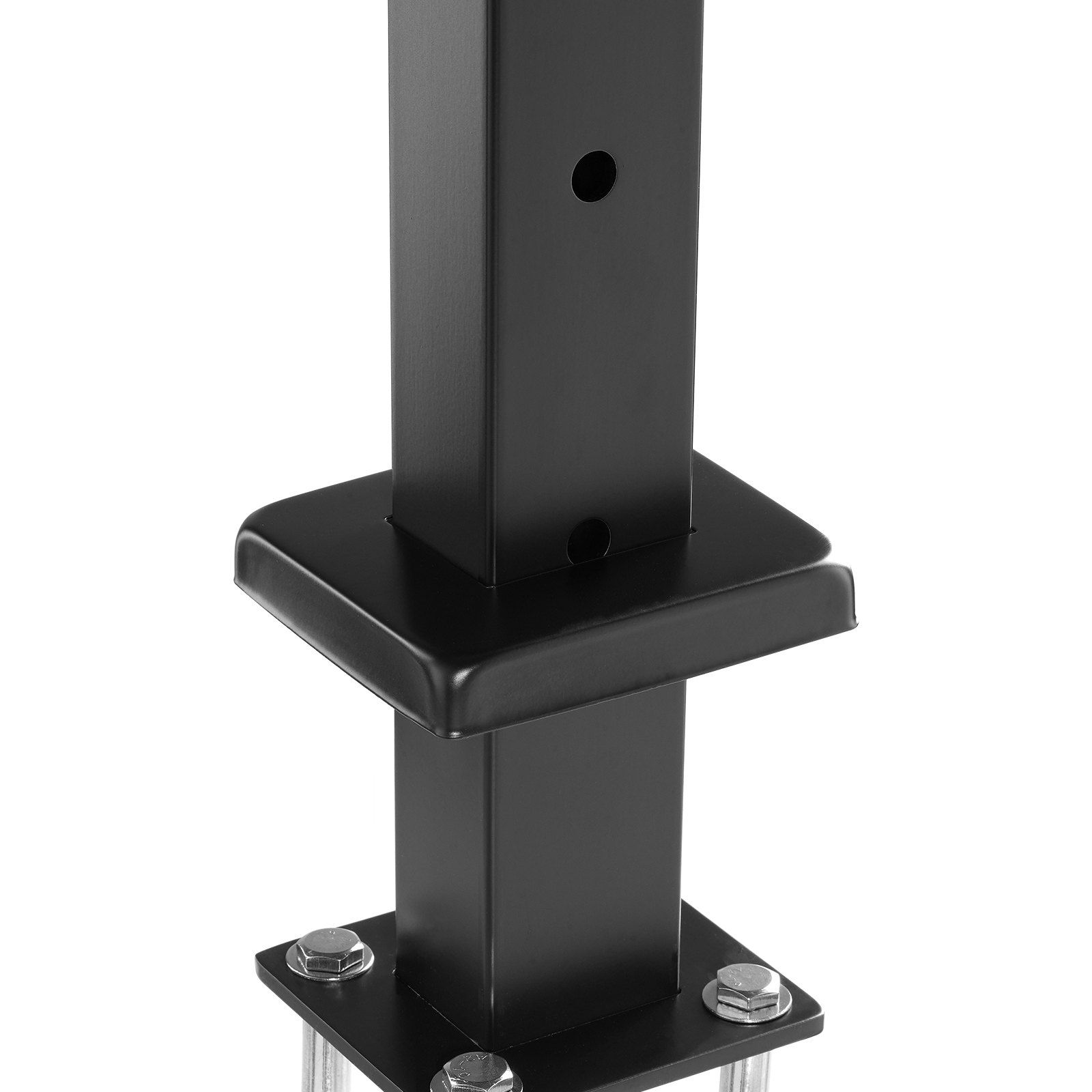 4-Pack Cable Railing Post, 36" x 1" x 2" Steel Horizontal Hole Deck ...