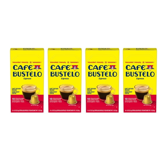 Free Shipping! Cafe Bustelo Espresso Coffee Capsules 10 Count, 4 Pack ...