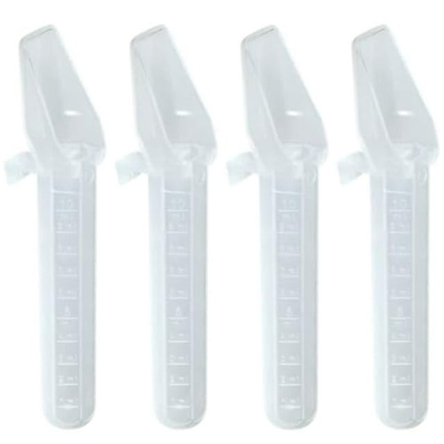 4 Pack Calibrated Medicine Spoon 2 TSP (10 ml) Plastic Oral Liquid Dose ...