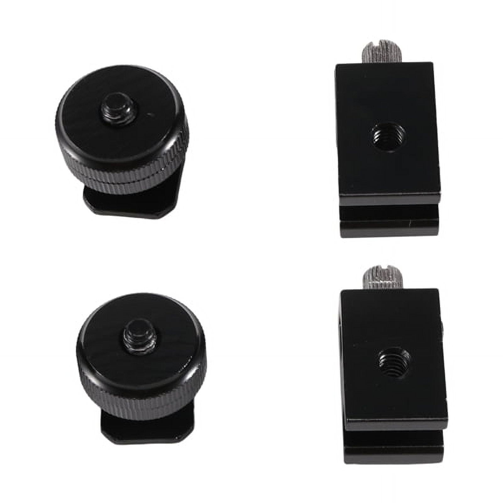 4 Pack Camera Combo Pack Hot Shoe Mount Adapter Cold Shoe Mount Adapter ...